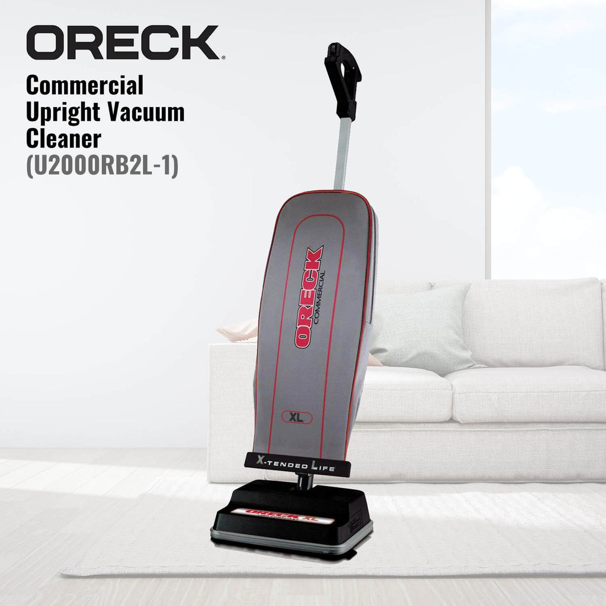 Oreck Commercial Upright Vacuum Cleaner O-U2000RB2L-1 – VacuumCleanerMarket