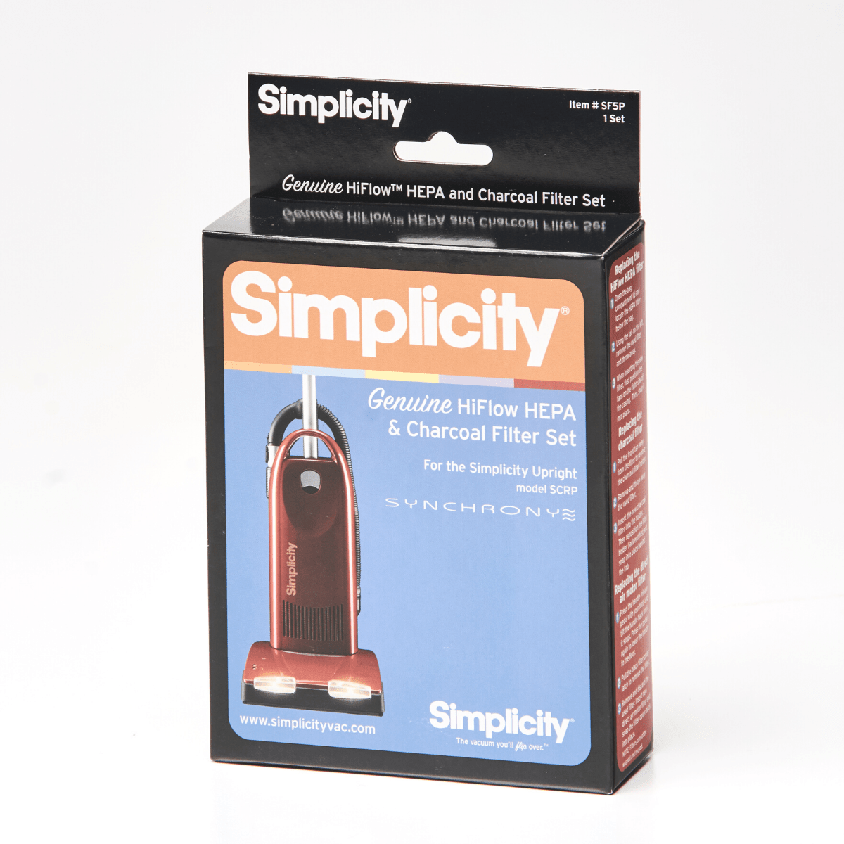 Simplicity SF5P Synchrony HEPA Filter Set – VacuumCleanerMarket